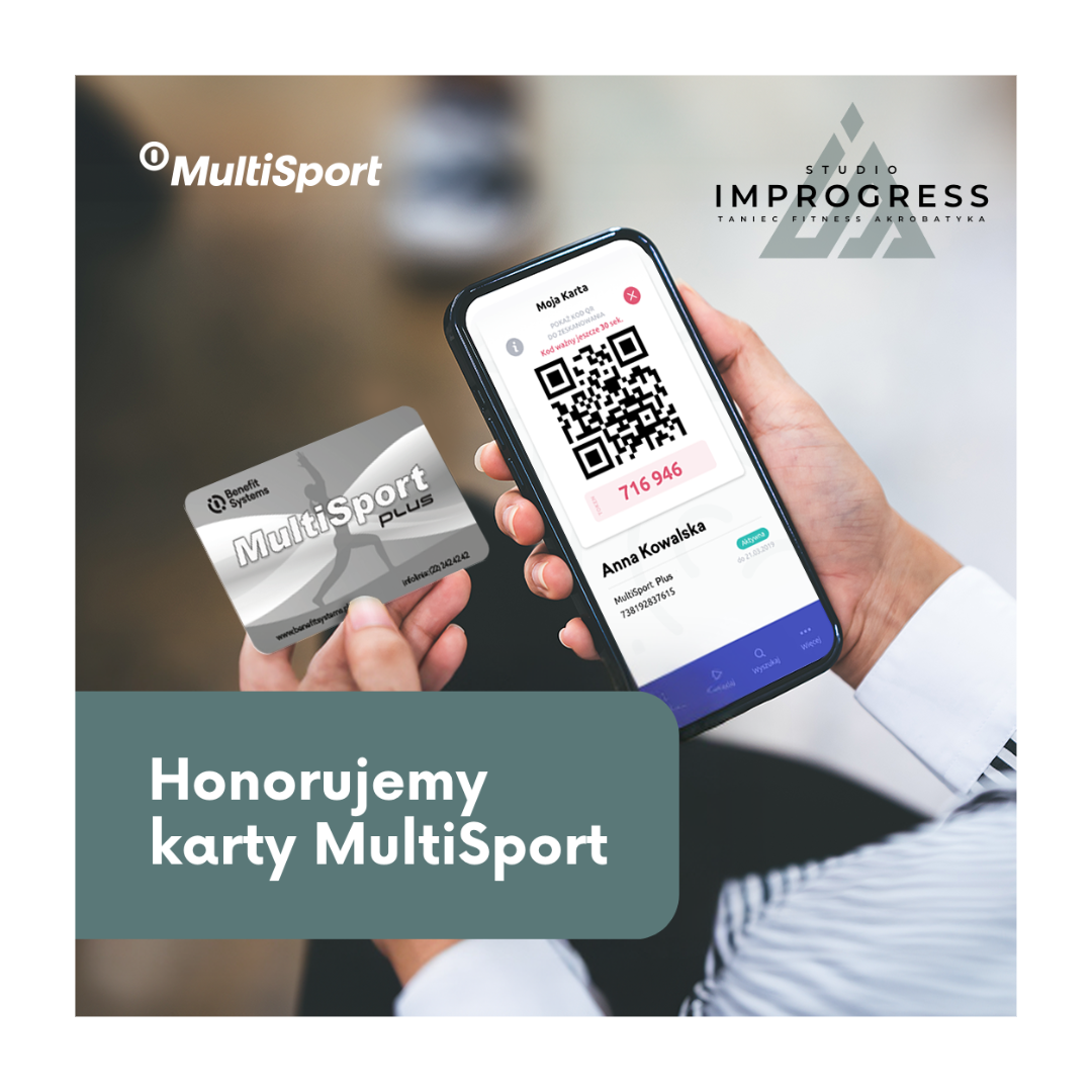 Improgress Centrum Tańca » Honorujemy karty MultiSport